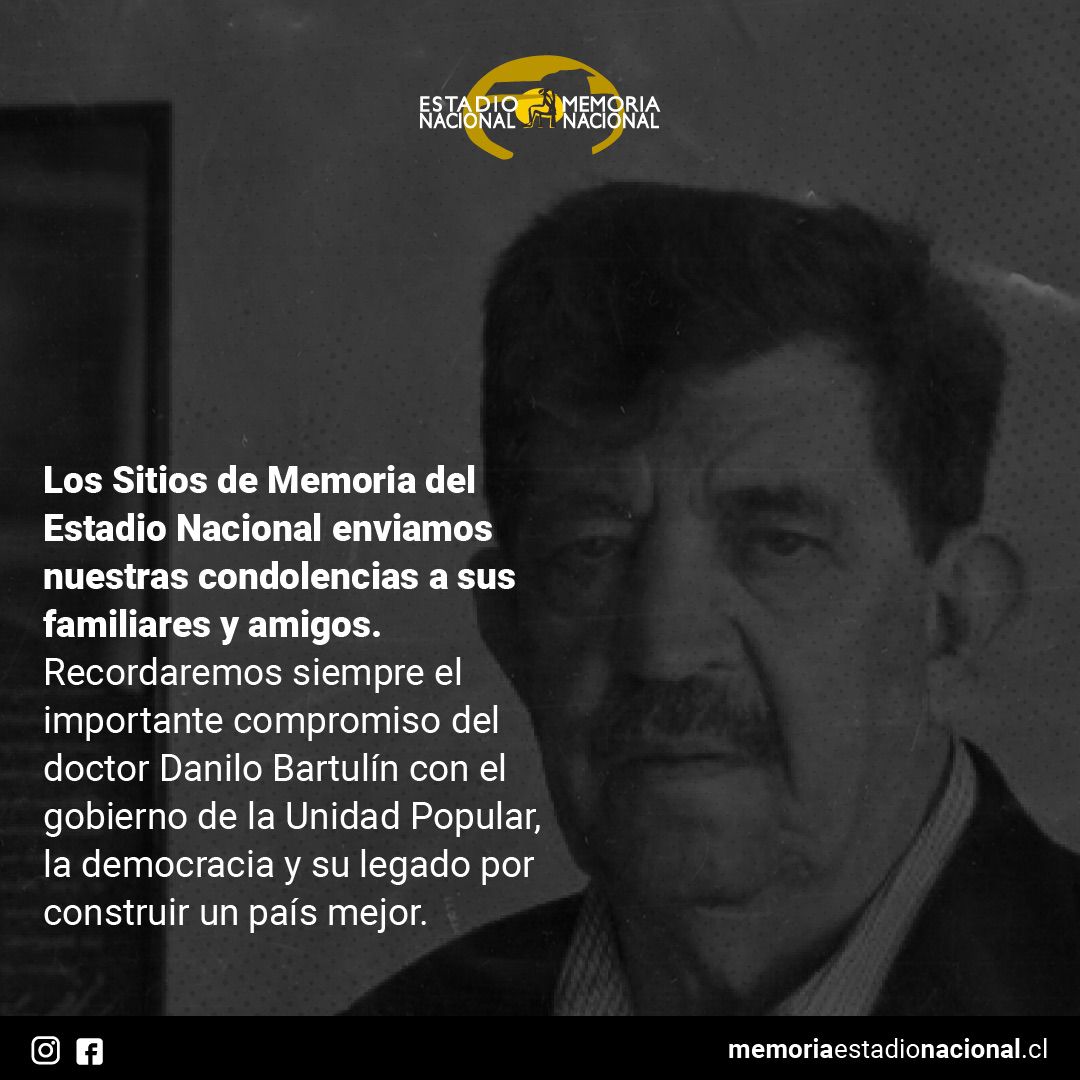 Lamentamos comunicar el sensible fallecimiento de Danilo Bartulín ...